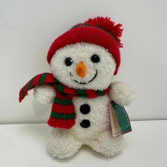 Toys | Ganz Friendly Snowman Plush 1998 Vintage Collectible Snowman 7 ...